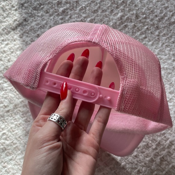 Accessories | New W Tags Pink Howdy Trucker Hat | Poshmark